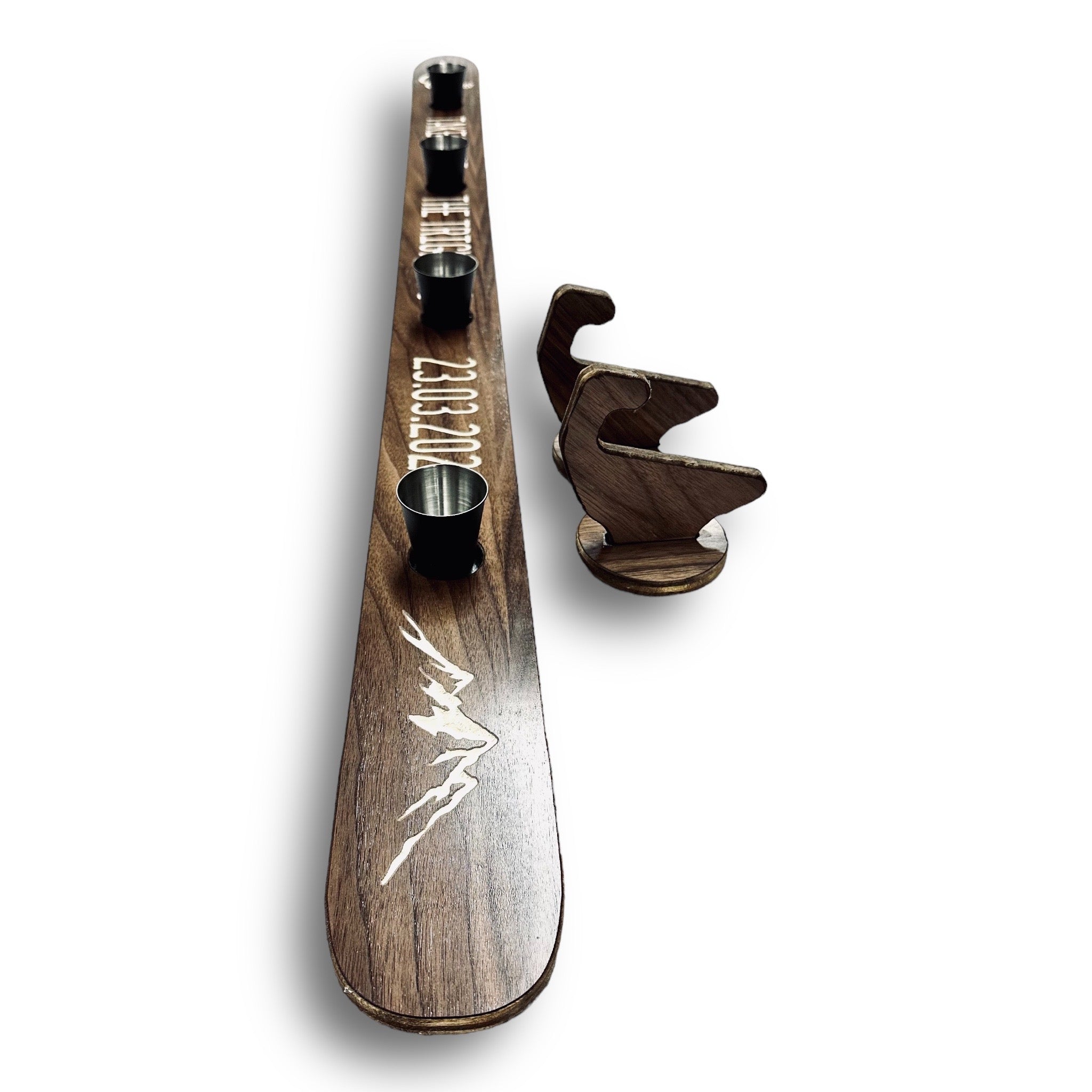 4 Person Engraved ShotSki Double Sided – shotski.co